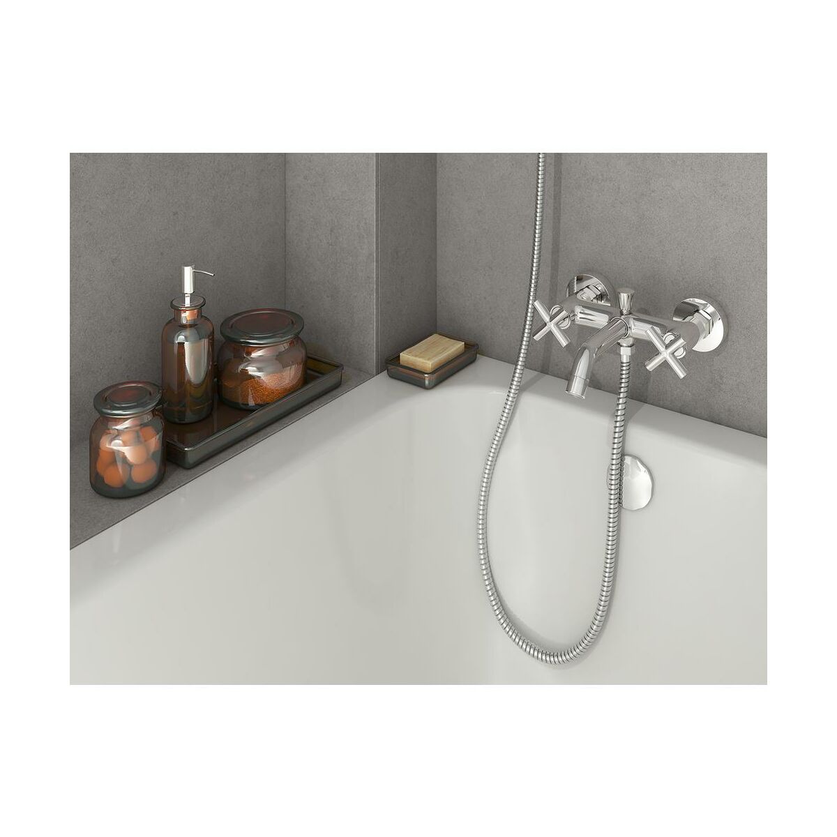 Bateria wannowa chrom Nosu Sensea - Baterie wannowe - w atrakcyjnej ...